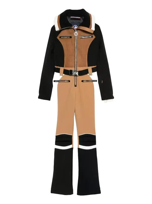 Fusalp Jorket Belted Panelled Ski Suit - Black