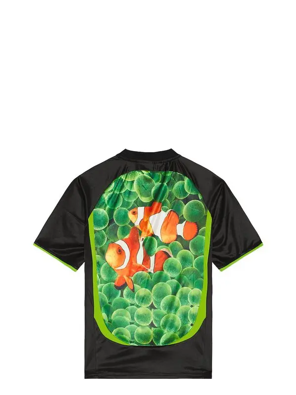 PLEASURES Aqua Soccer Jersey - Black