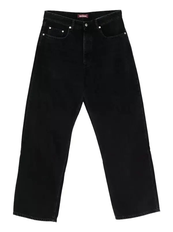 ICON DENIM LA Will Straight Leg Jeans - Black
