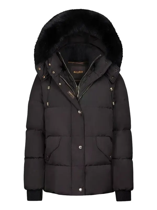MOORER Attica Puffer Jacket - Black