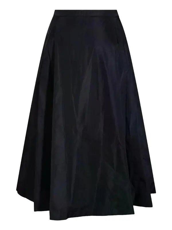 Add A-line Midi Skirt - Black