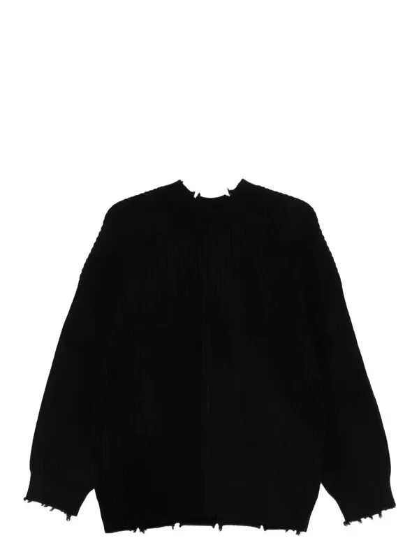 Simkhai Willa Distressed Sweater - Black