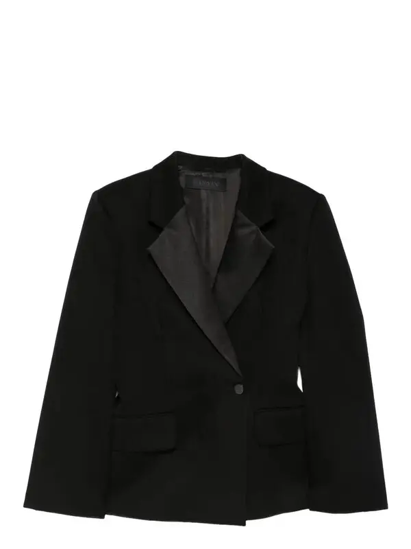 LANVIN Notched-lapel Blazer - Black