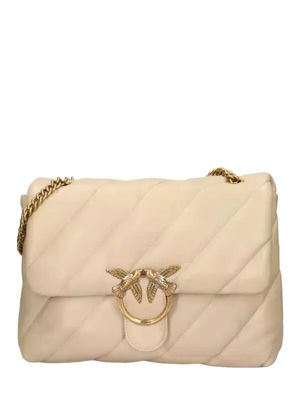 Pinko Love Puff Chain-strap Shoulder Bag - Neutrals