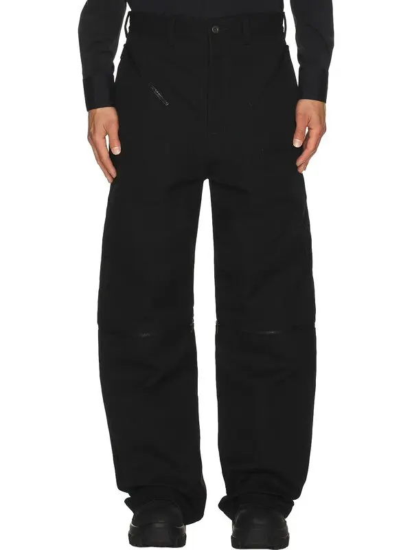 Rick Owens Strobe Convertible Trousers - Black