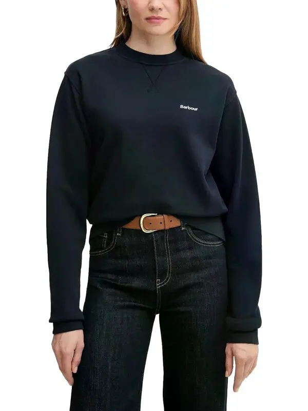 Barbour Logo Crew-neck Sweatshirt - Blue