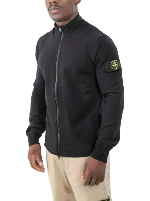 Stone Island Zipped Sweatshirt - Blue
