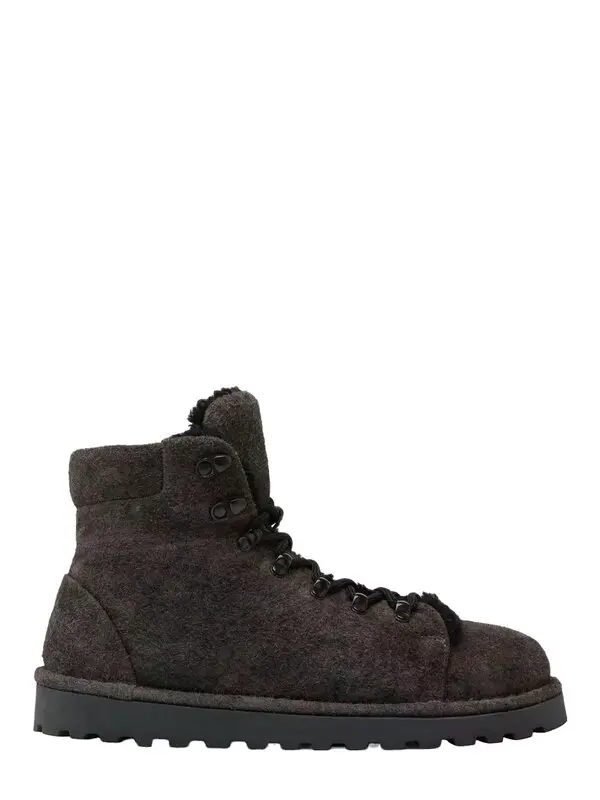 Marsèll Pallottola Lace-up Shearling Boots - Grey