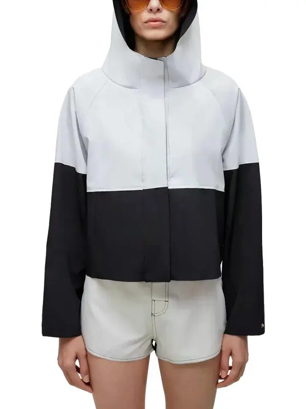OSKLEN Cropped Hooded Jacket - Black