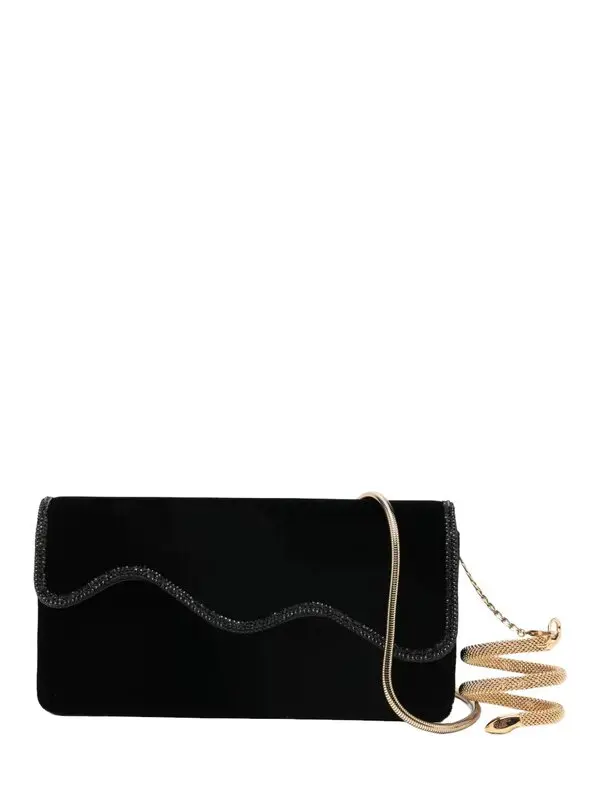 Rene Caovilla Onda Clutch Bag - Black