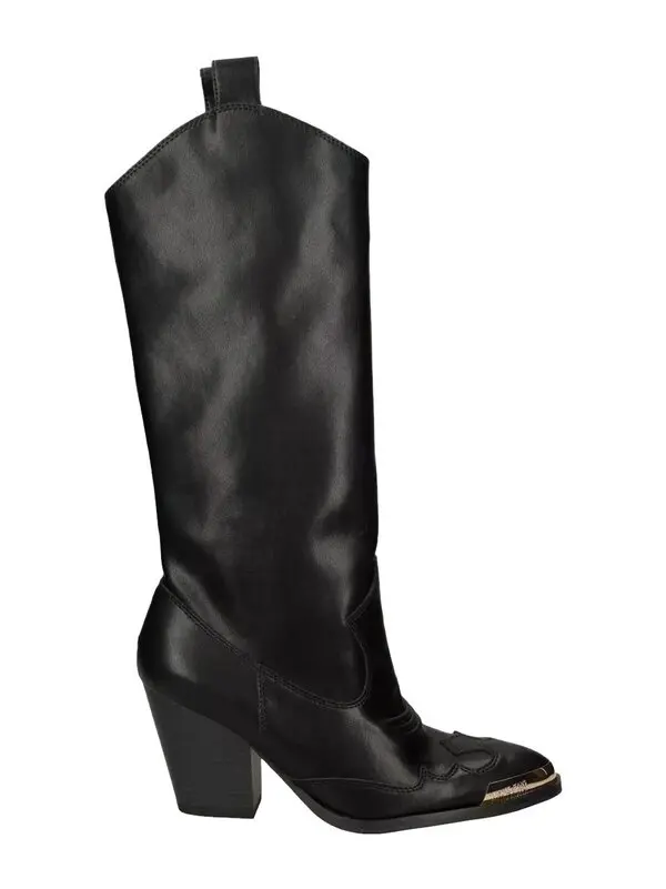 Versace Block-heel Boots - Black