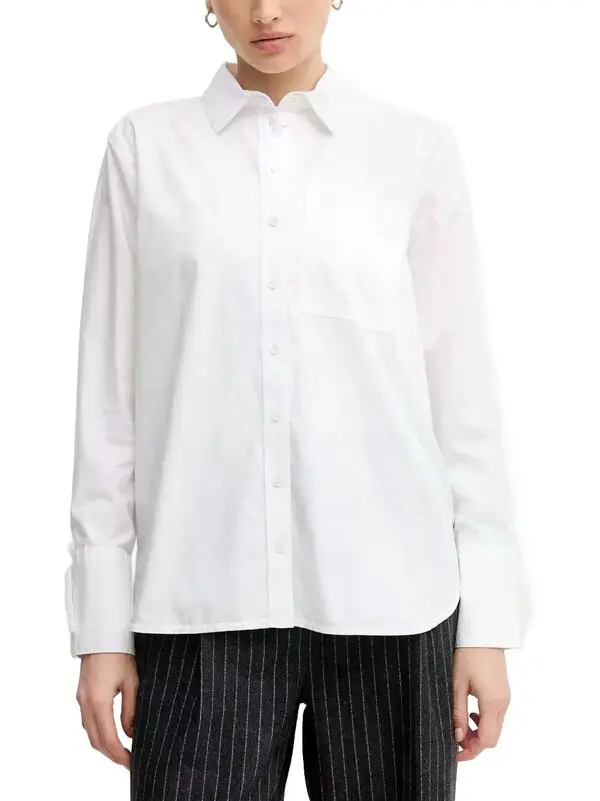 Barbour Freya Buttoned Top - White