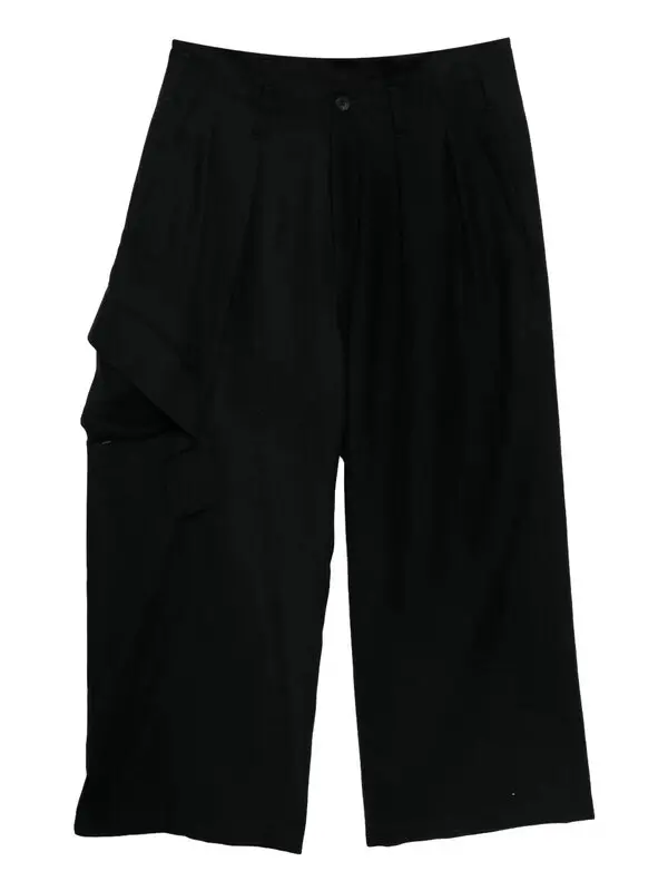 Yohji Yamamoto Saxony Trousers - Black