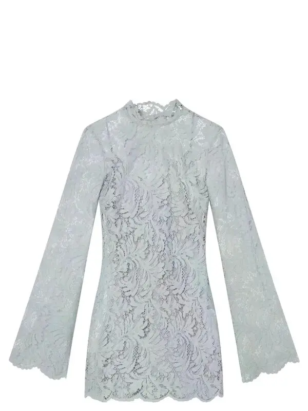 A.L.C. Eden Lace Mini Dress - Blue