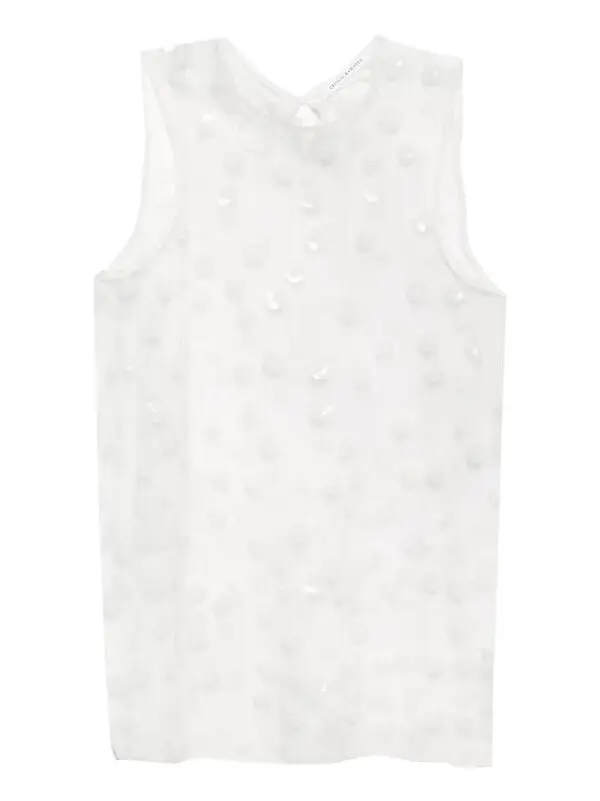 Cecilie Bahnsen Utania Vest - White