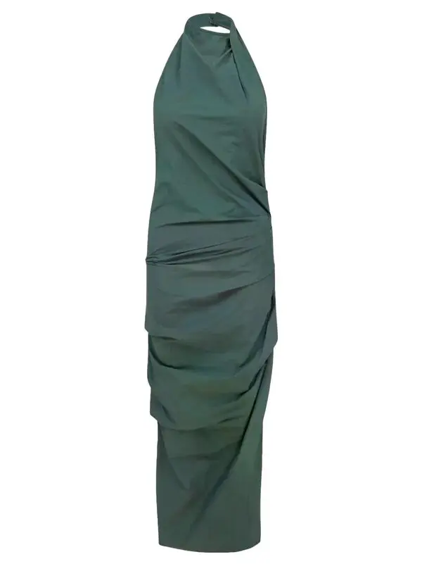 Paris Georgia June Halterneck Midi Dress - Green