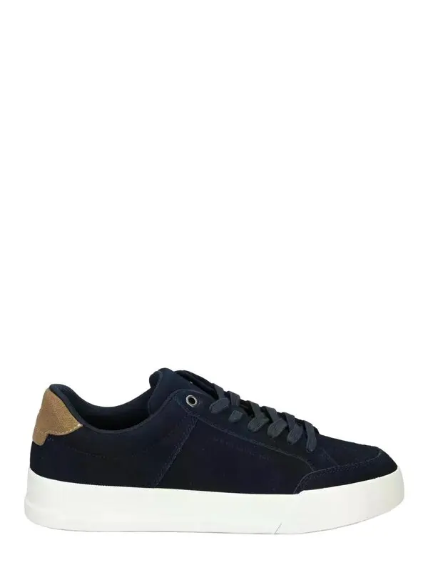 Tommy Hilfiger Panelled Suede Sneakers - Blue