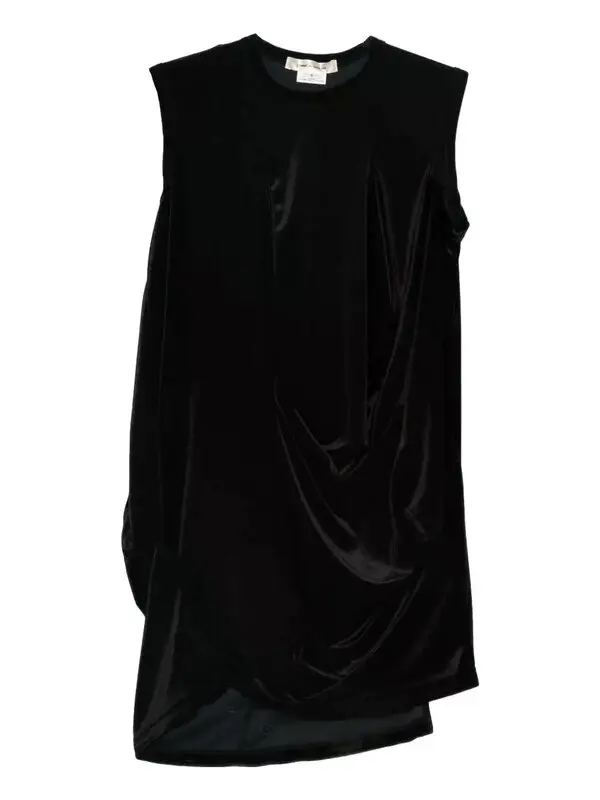 Comme Des Garçons Draped Top - Black
