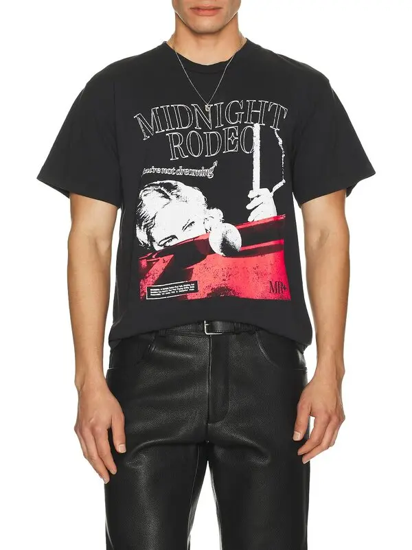 MIDNIGHT RODEO Billiards Tee - Black