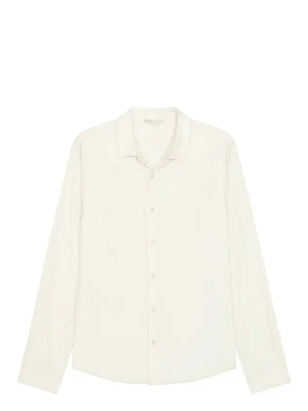 Onia Lyocell Overshirt In Neutral - Stone
