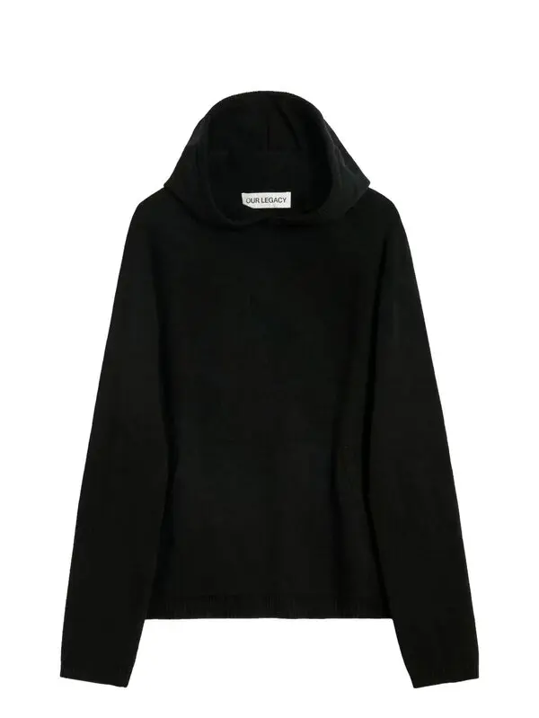 Our Legacy Knitted Hoodie - Black