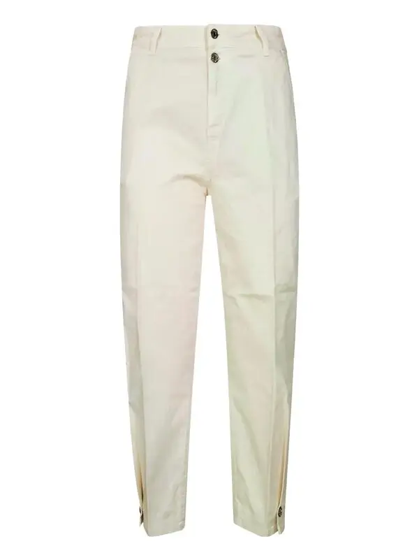 Liu Jo Double-button Cuffed Trousers - Neutrals
