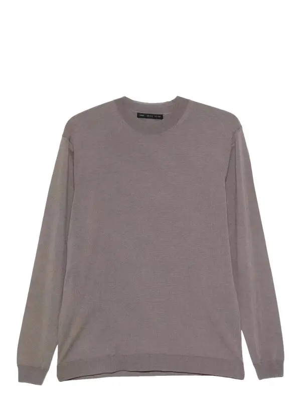 LOW BRAND Fine-knit Top - Brown