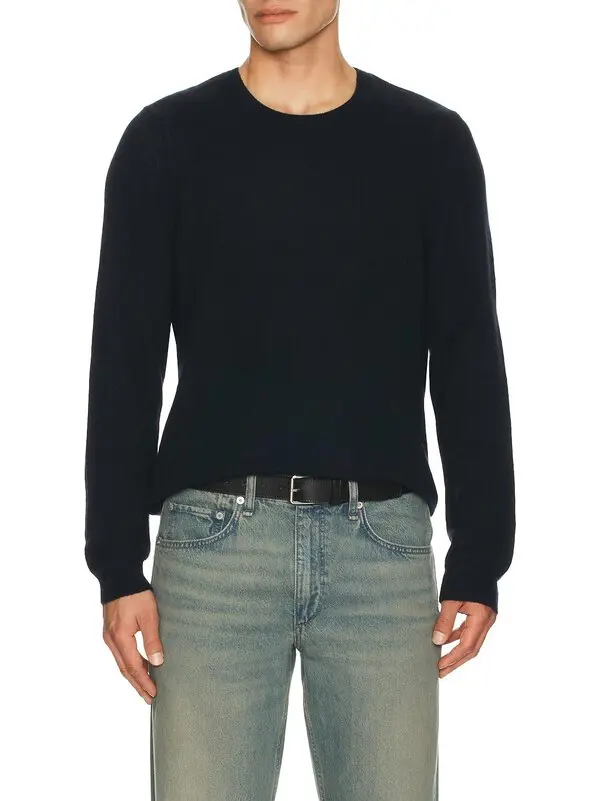 Onia Featherweight Cashmere Sweater - Midnight