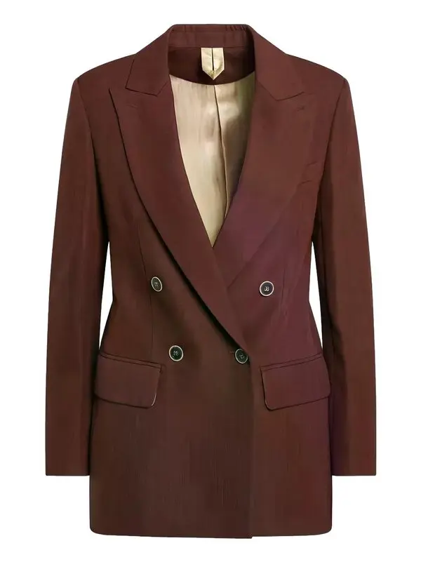 Max Mara Double-breasted Jacket - Brown