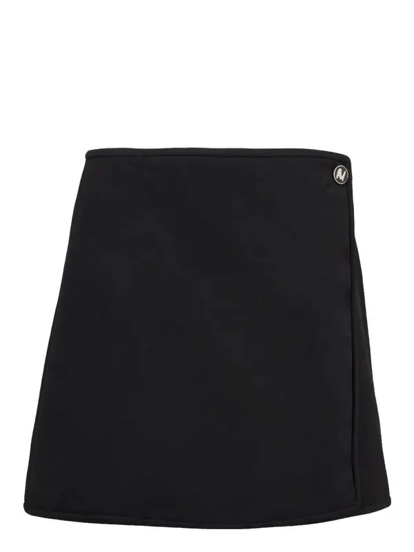 MSGM Button-fastening Mini Skirt - Black