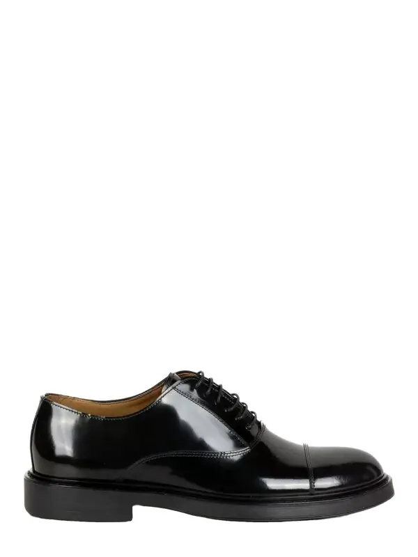 FRANCO FEDELE Leather Derby Shoes - Black