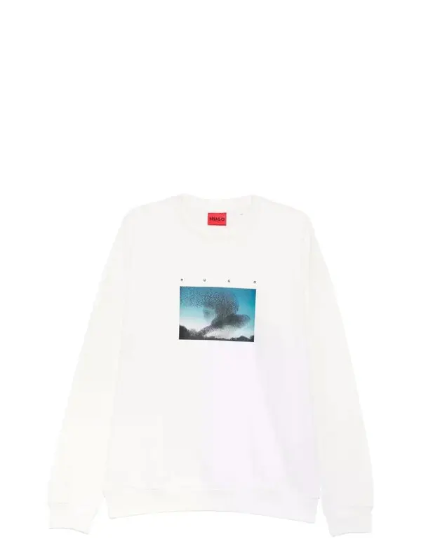 Hugo Graphic-print Sweatshirt - White