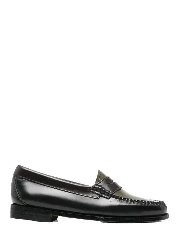 G.H.BASS Weejuns Panelled Loafers - Brown