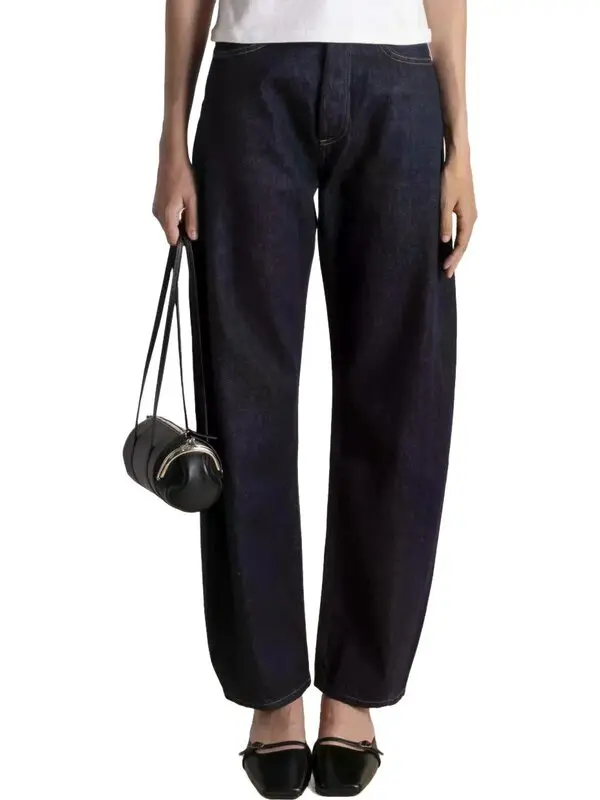 AGOLDE Curved-leg Jeans - Blue