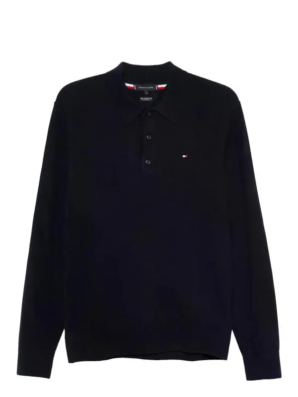 Tommy Hilfiger Logo-embroidered Polo Shirt - Blue