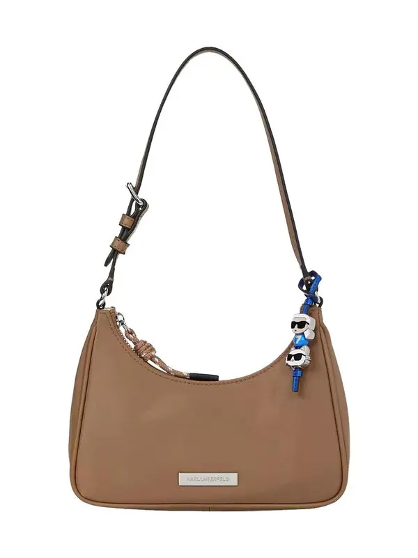 Karl Lagerfeld Logo-plaque Shoulder Bag - Neutrals