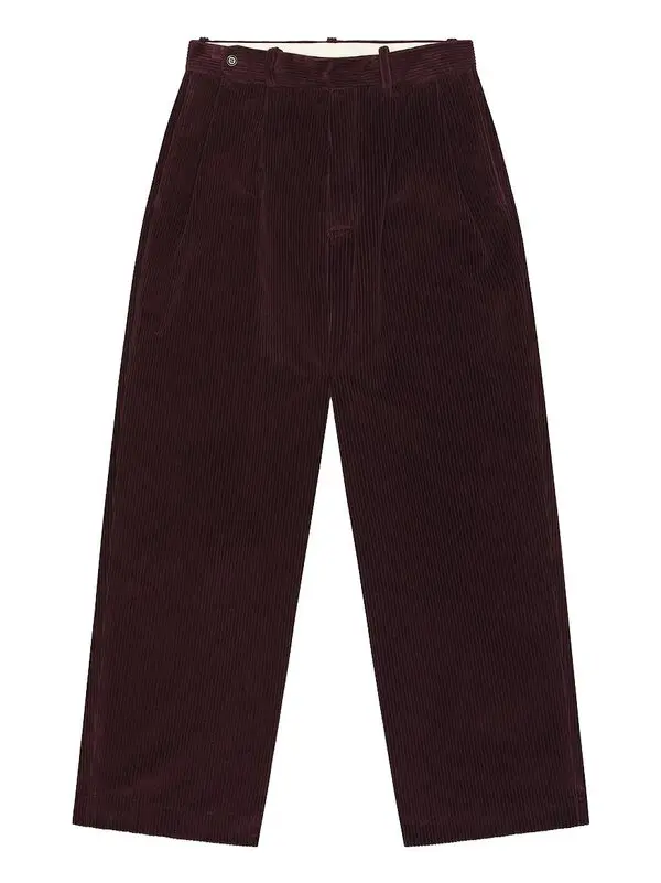 BODE Corduroy Mcnab Trousers - Dark Purple