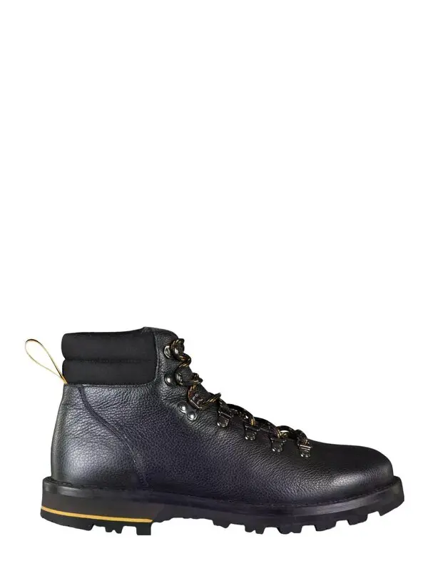 MOORER Padded Panelled Boots - Black