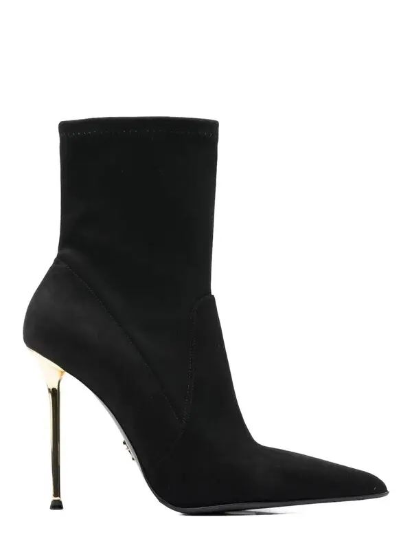 SERGIO LEVANTESI 100mm Loretta56 Pointed-toe Ankle Boots - Black
