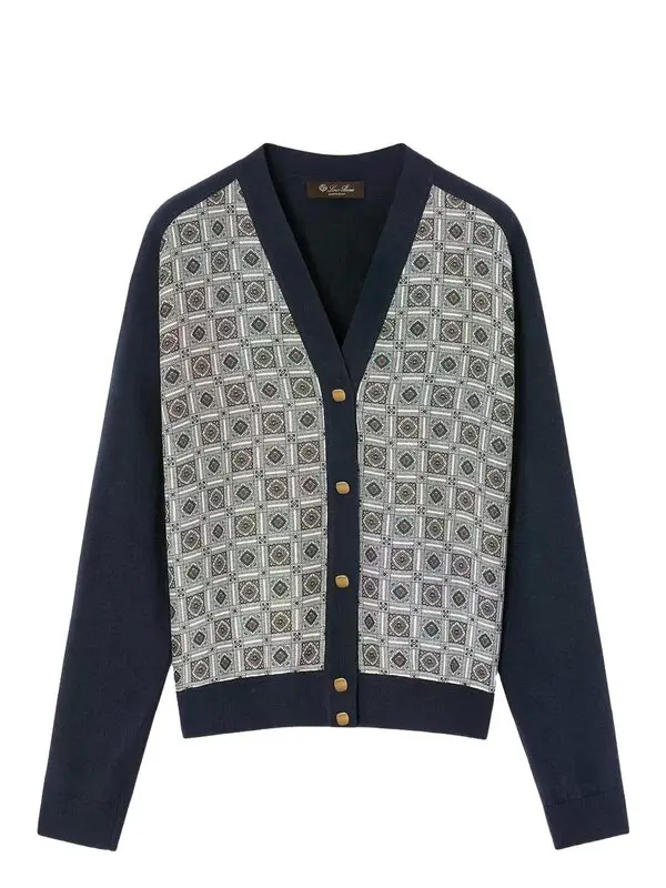Loro Piana Mendoza Cardigan - Blue