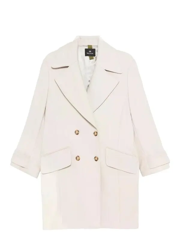 Paul Smith Button-up Pocket Coat - Neutrals