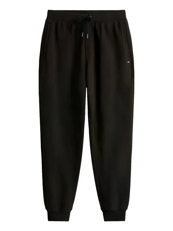Tommy Hilfiger Flag Drawstring Track Pants - Black