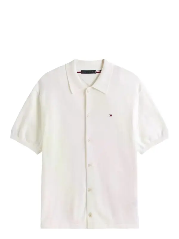 Tommy Hilfiger Buttoned Short-sleeve Shirt - Neutrals