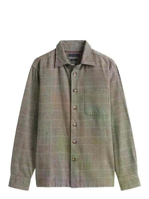 Tommy Hilfiger Plaid Pocket Shirt - Brown