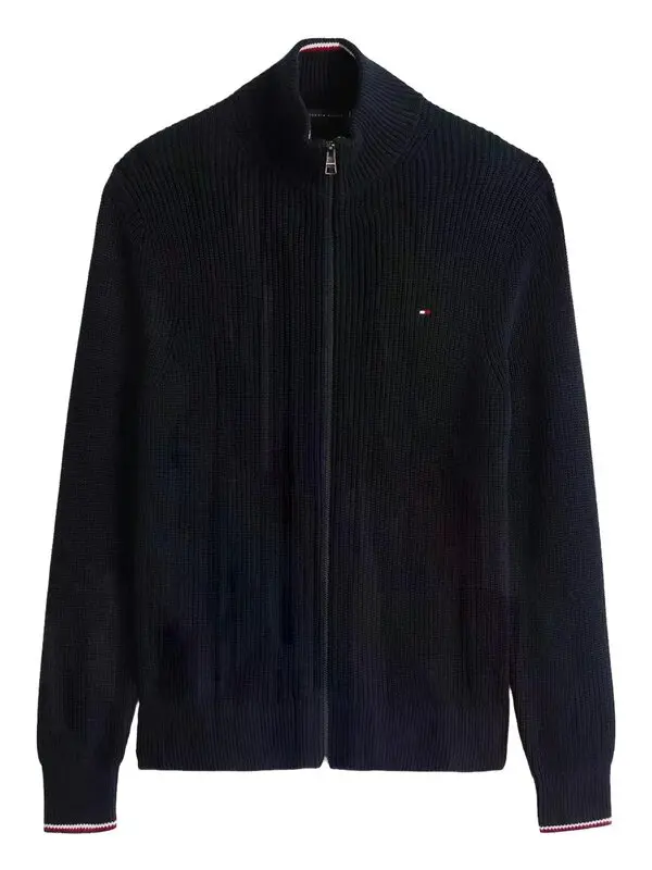 Tommy Hilfiger Zip-up Cardigan - Blue