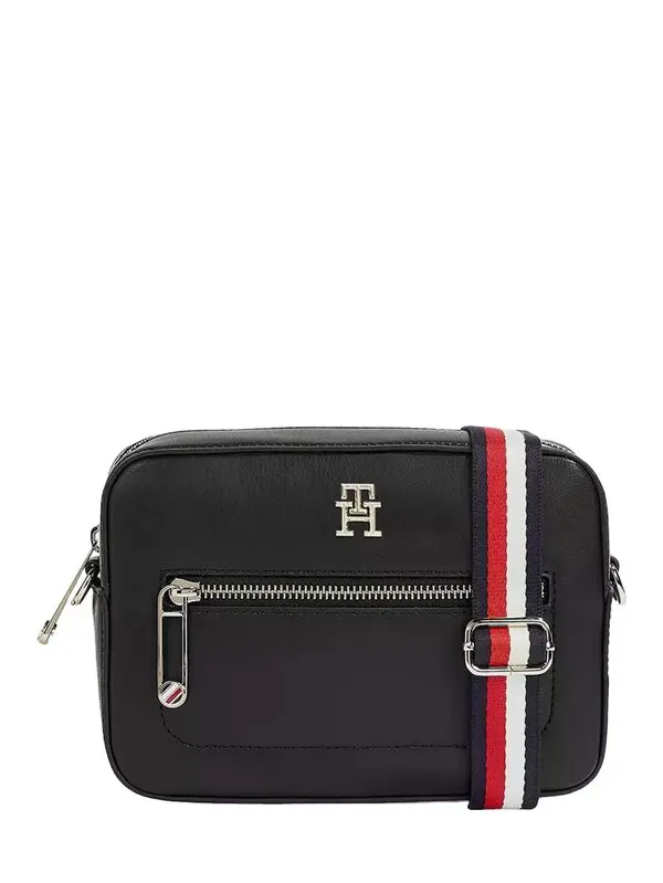 Tommy Hilfiger Logo-plaque Crossbody Bag - Black