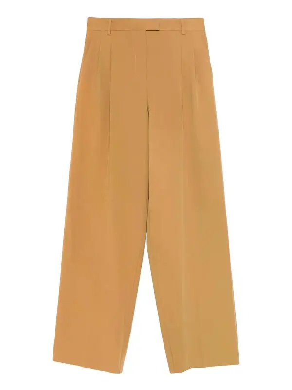 Patrizia Pepe Pleated Trousers - Neutrals
