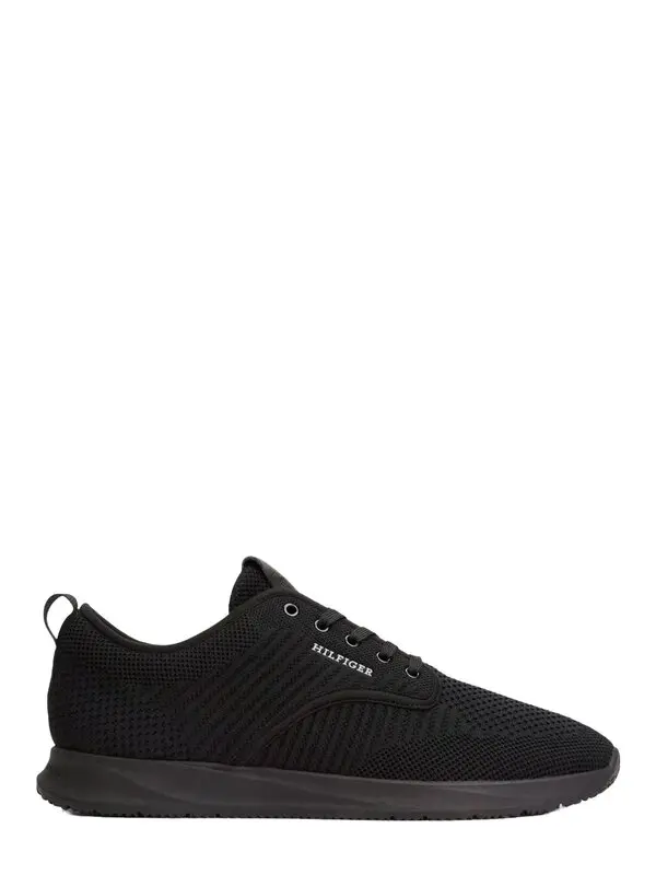 Tommy Hilfiger Logo Trainers - Black