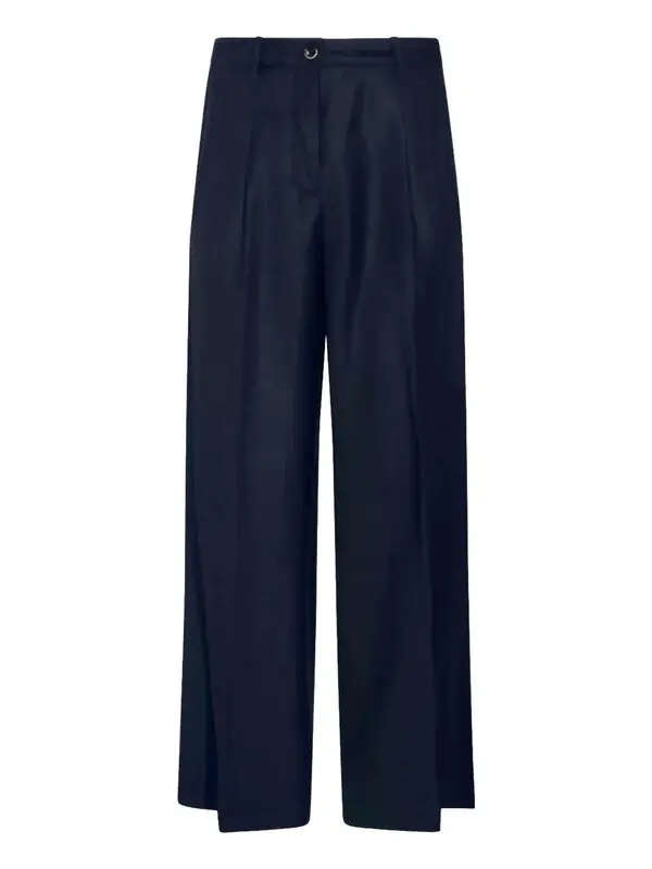 NINE:INTHE:MORNING Pleated Tailored Trousers - Blue