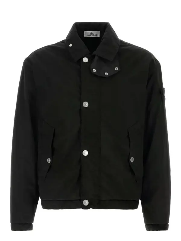 Stone Island Buttoned Jacket - Black